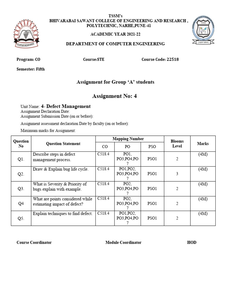Grp A Assignment Pdf Computing Computer Engineering 6427