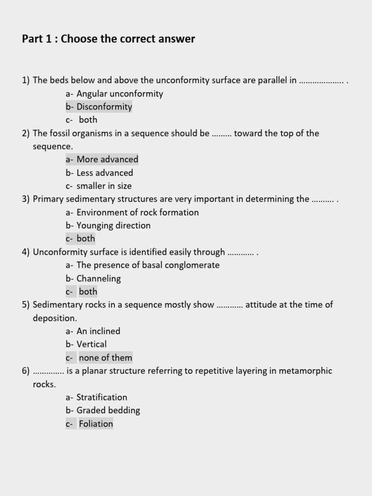 Quiz in Structure | PDF | Fault (Geology) | Geology
