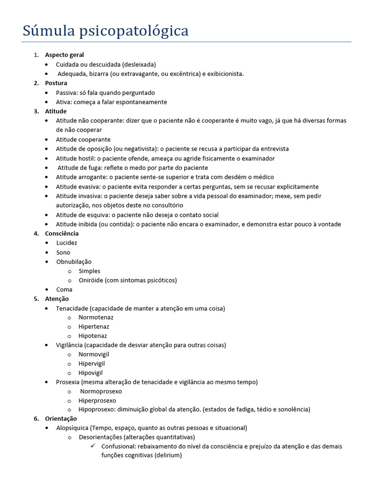 S mula Psicopatol gica PDF