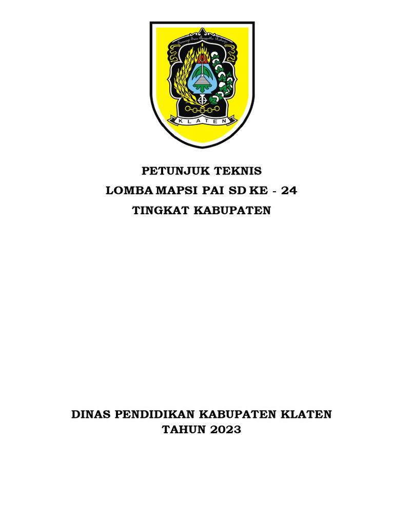 Juknis Mapsi Pai Tahun 2023 Pdf
