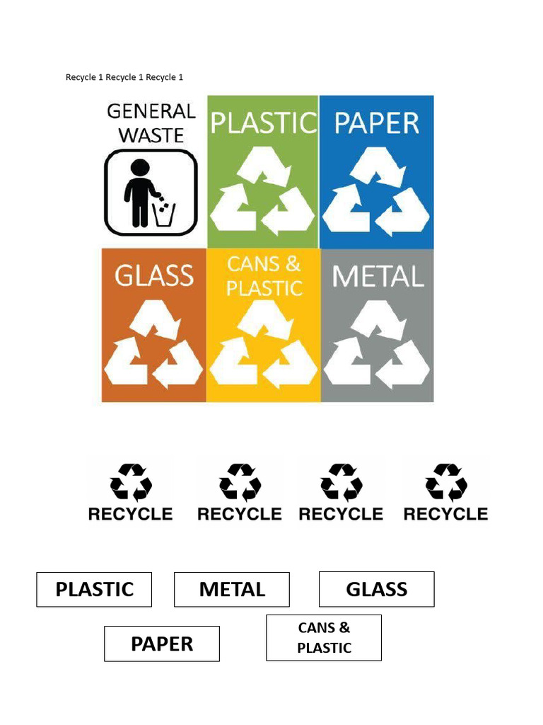 Recycle 2 | PDF