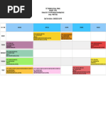 UiTM ICRESS Timetable 20252 | PDF
