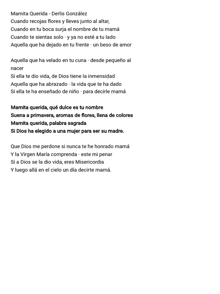 Mamita Querida | PDF