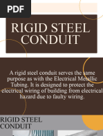 Rigid Steel Conduit (RSC) Overview | PDF | Electrical Wiring | Pipe ...