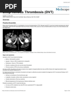DVT: Acute vs Chronic Documentation | PDF | Thrombosis | Vein