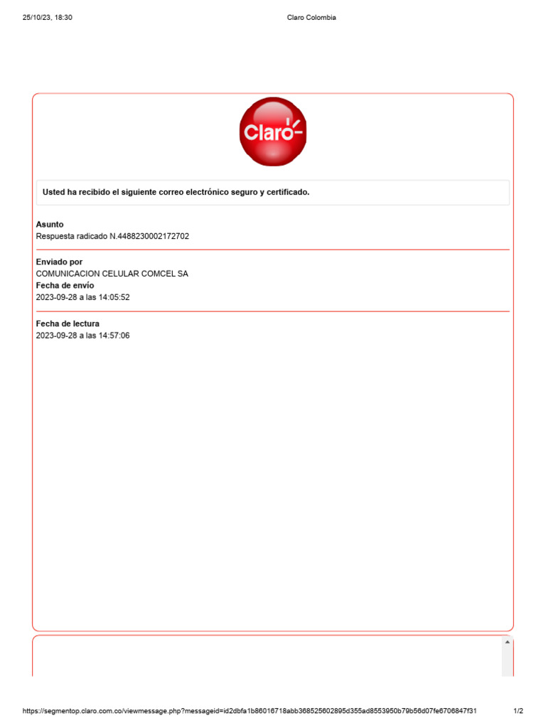 Resolución de Recurso Claro Colombia | PDF | Finanzas y dinero