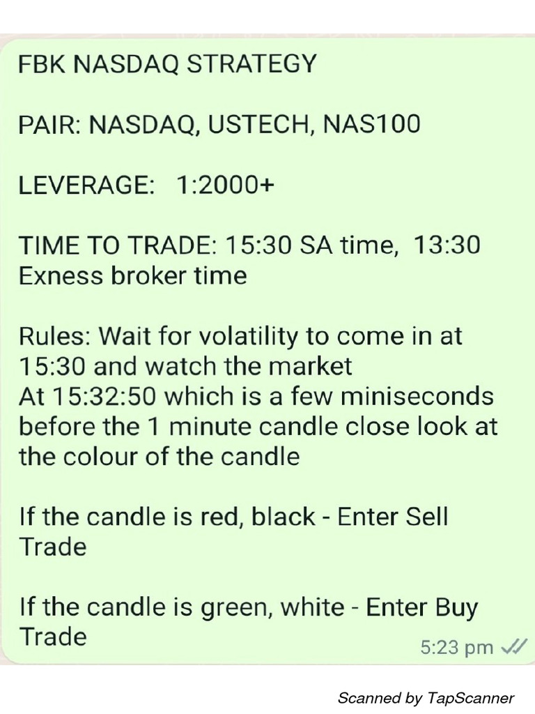 FBK Nasdaq Strategy | PDF