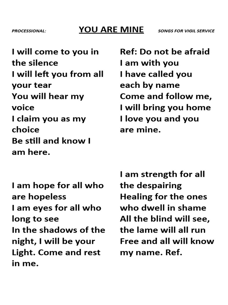 Songs For Vigil Service | PDF | Language Arts & Discipline | Religion ...