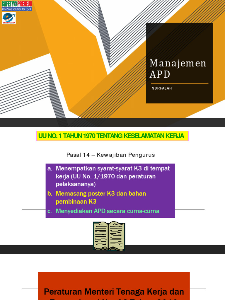 Manajemen APD - Rev01 | PDF