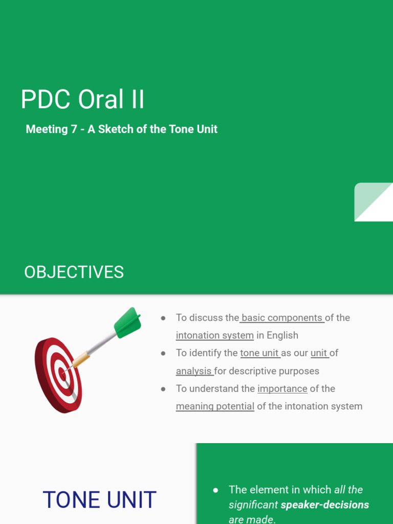 Oral Ii - Zoom Meeting 7 | PDF | Tone (Linguistics) | Phonology