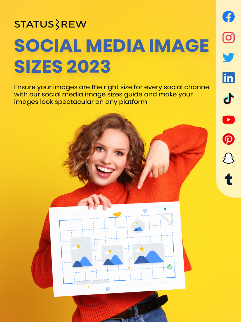 Social Media Image Sizes For 2023 | PDF | Popular Culture & Media ...