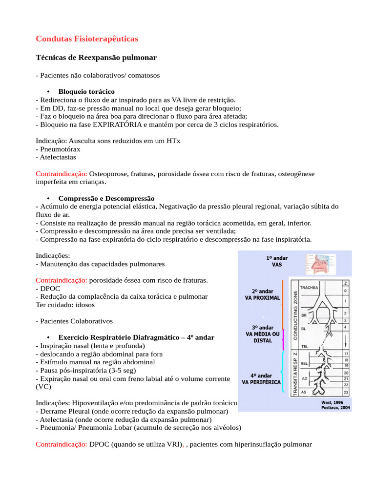 Drenagem Autógena em Fisioterapia Pulmonar | PDF | Doença de obstrução ...