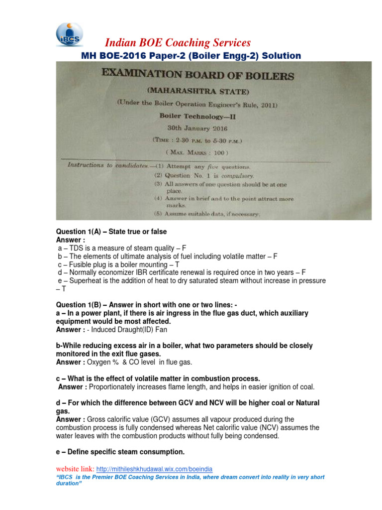 MH BOE 2016 Paper 2 Solution | PDF