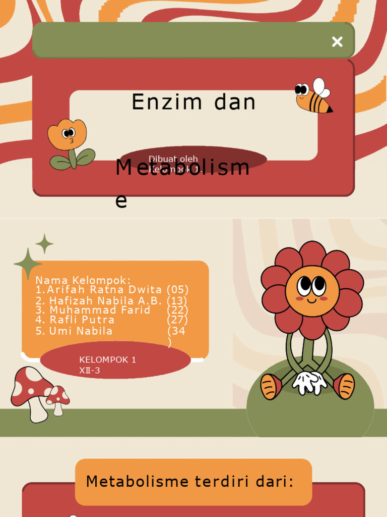 Bio Kel 1 Enzim Metabolisme | PDF
