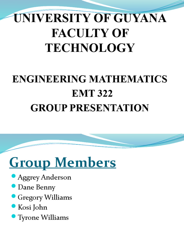 Group PRESENTATION FINAL | PDF | Elementary Mathematics | Algebra