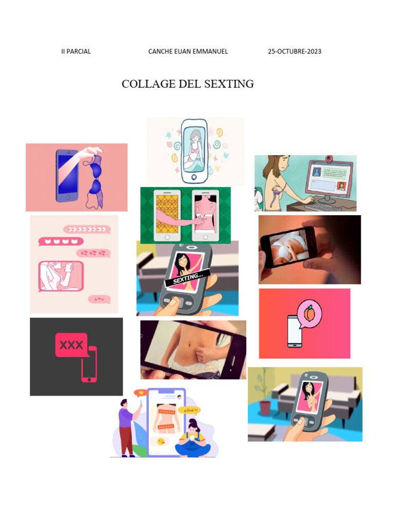 Collage Del Sexting Cultura Digital | PDF