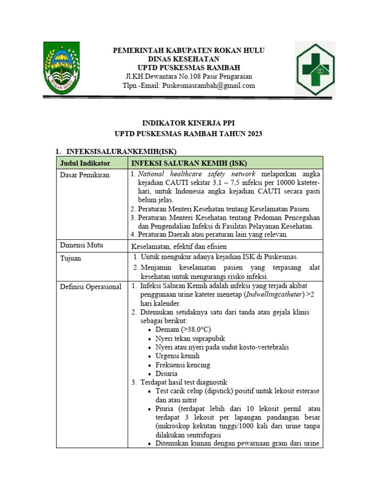 Ep 5.5.2.1 Bukti Pelaksanaan Monitoring Dan Evaluasi Pelaksanaan Program Ppi Dengan Indikator ...