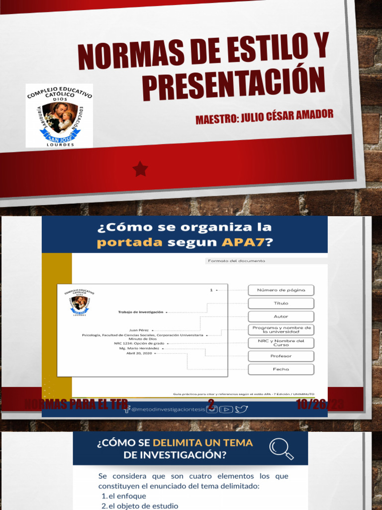 Normas de Estilo para TFB | PDF | Comunicación escrita | Escritura