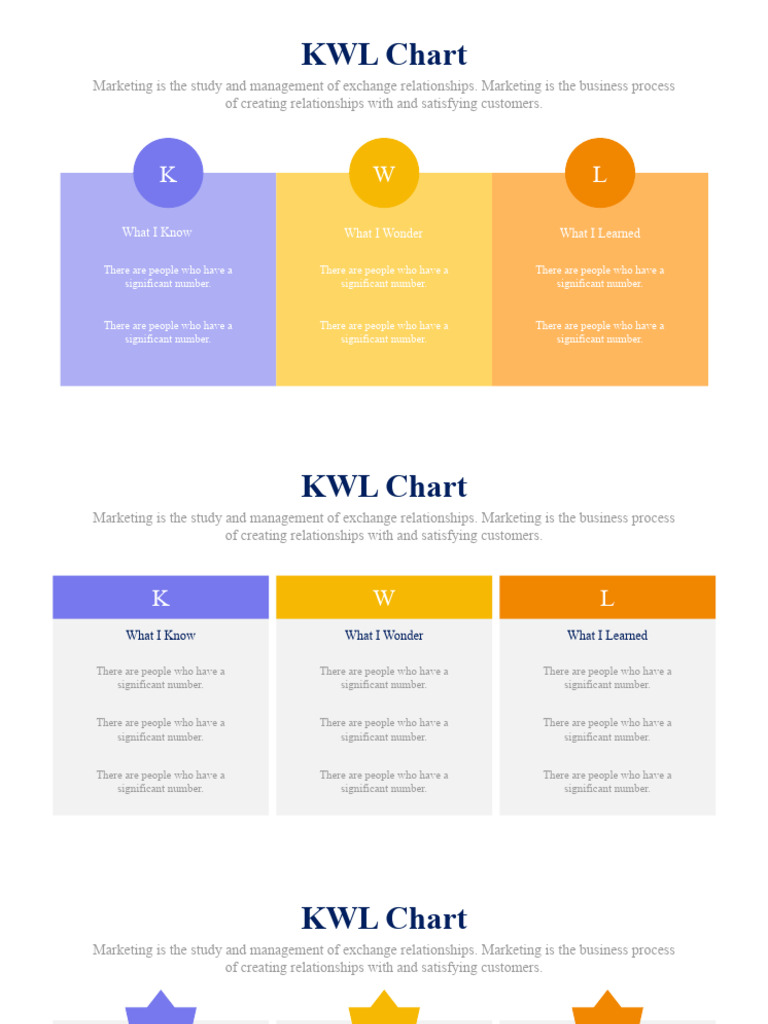 KWL Chart Infographics | PDF | Marketing | Systems Science