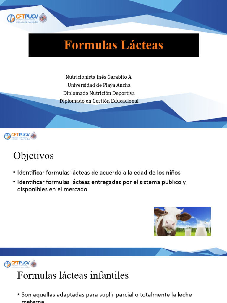 Formulas Artificiales | PDF | Leche | Amamantamiento