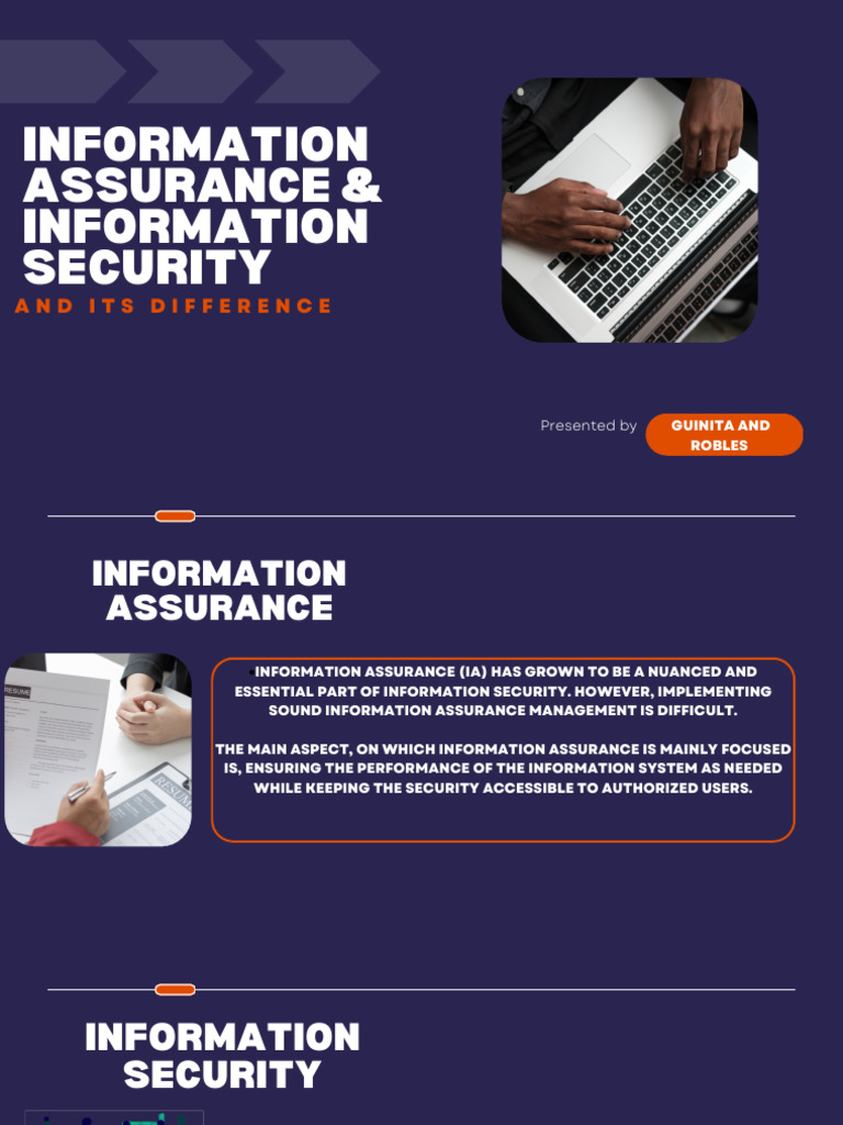 Information Assurance Information Security 1 | PDF | Security ...