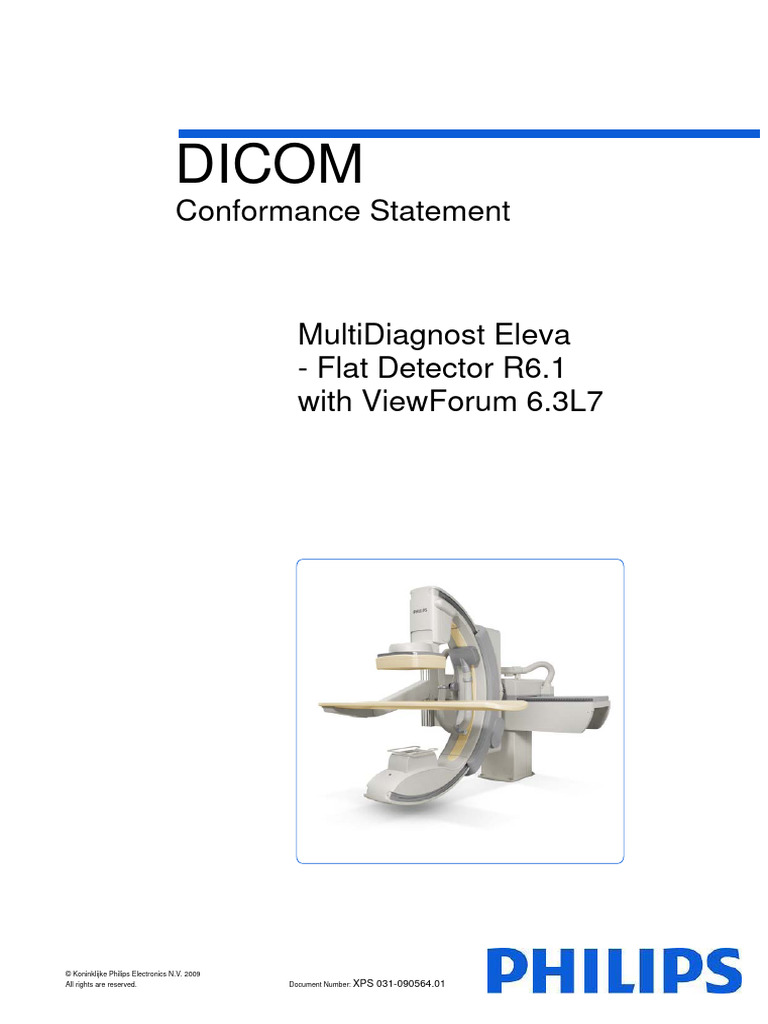 Dicom Conformance Statement Multidiagnost Eleva Fd R6 1 Pdf Computing Information Technology
