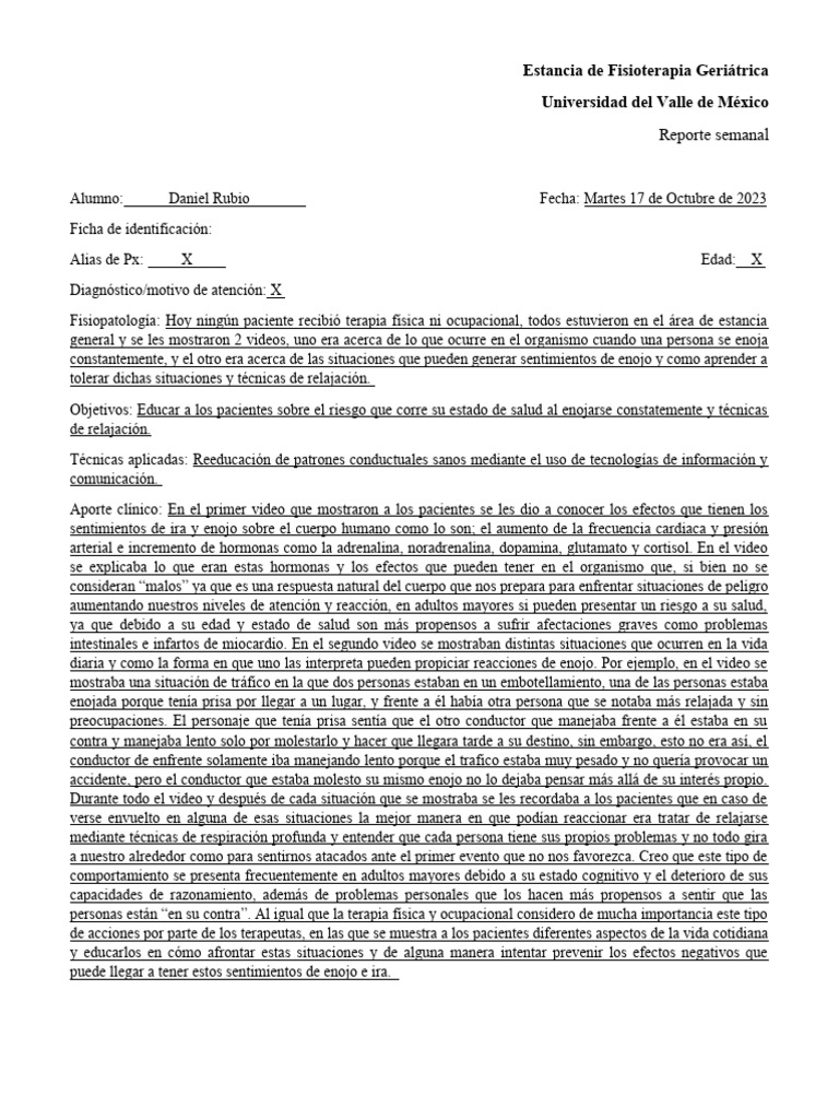 Geria 17 Oct | PDF | Ira | Medicina CLINICA
