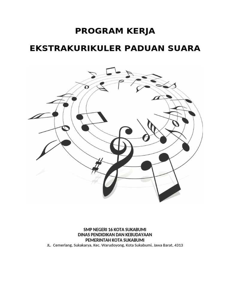 Program Ekstrakurikuler Paduan Suara | PDF