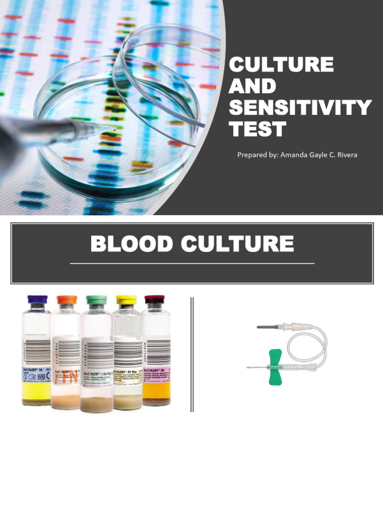 Culture and Sensitivity | PDF | Medicine | Microbiology