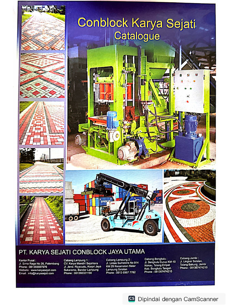 Katalog Paving Blok Karya Sejati | PDF