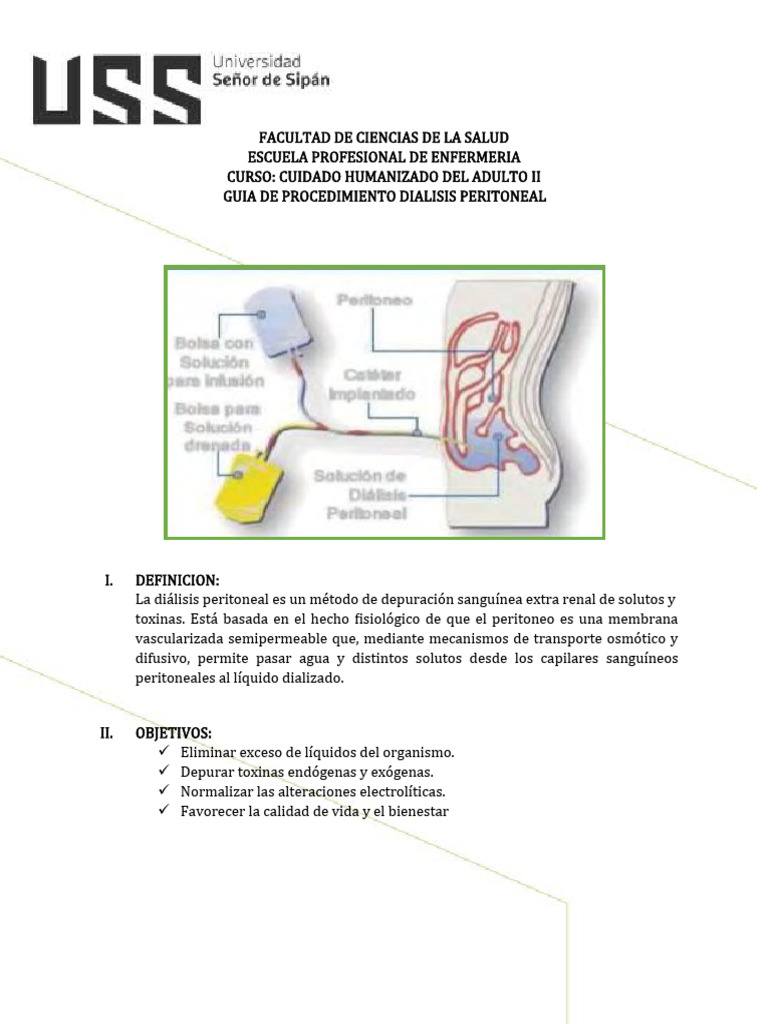 Guia De Dialisis Peritoneal Pdf Medicina Cuidado De La Salud