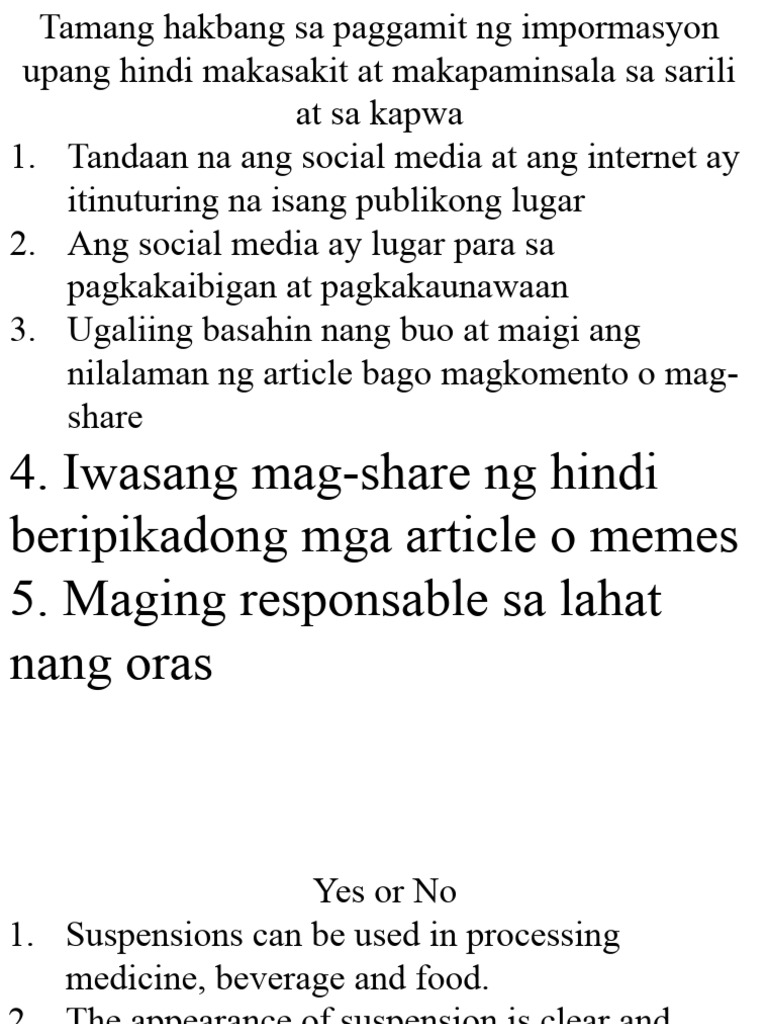 IM-Science-week 5 | PDF