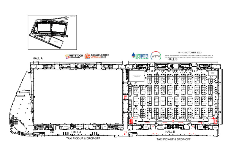 SECC Hall B Layout Overview | PDF