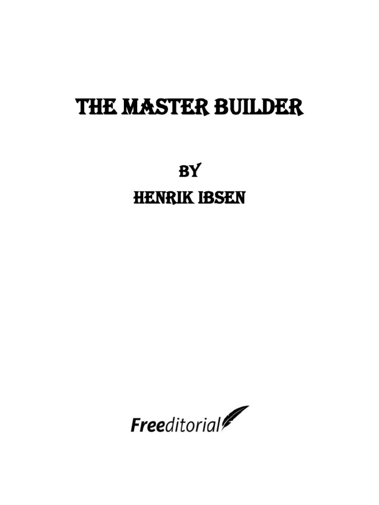 The Master Builder | PDF