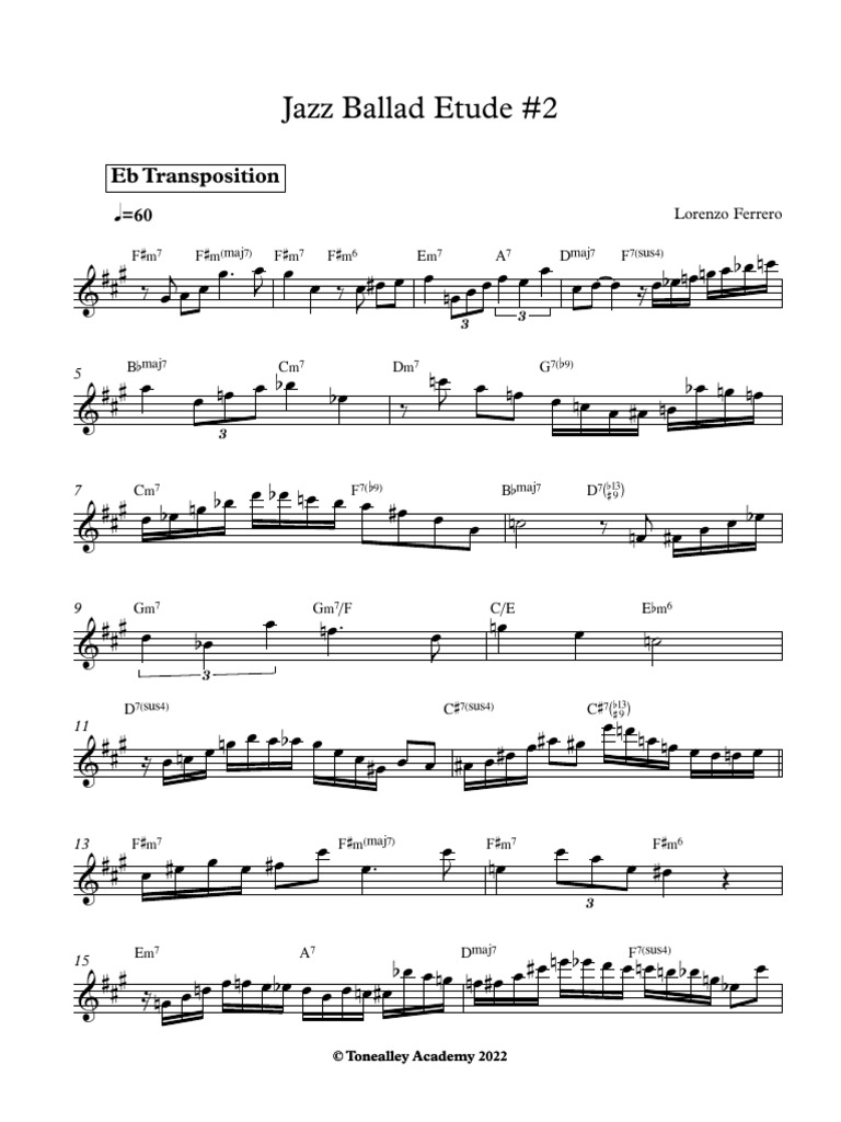 Jazz Ballad Etude #2 - COMPLETE | PDF