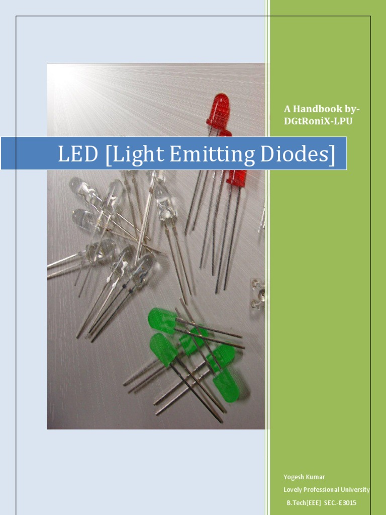 Led | PDF | Light Emitting Diode | Gallium Arsenide