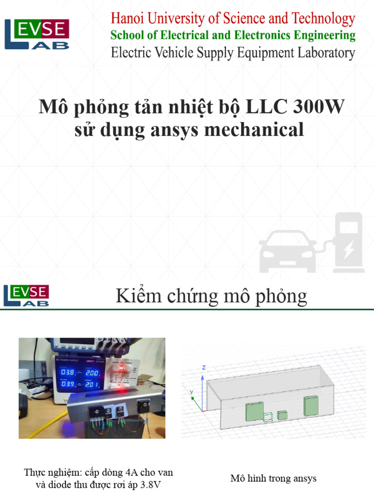 Mô Phỏng Tản Nhiệt Dùng Ansys Cho Bộ LLC 300W | PDF