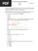 Grade 9 SHARP Mathematics Practice | PDF | Triangle | Exponentiation