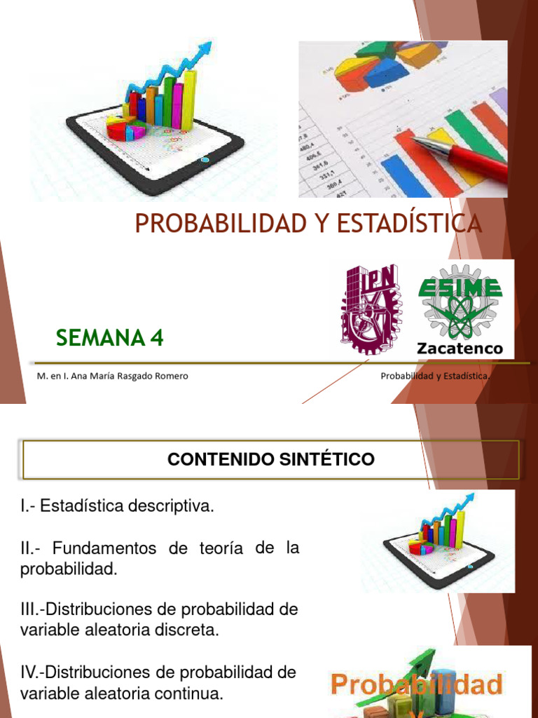 Semana 4 Probabilidad y Estadística | PDF | Probabilidad | Permutación
