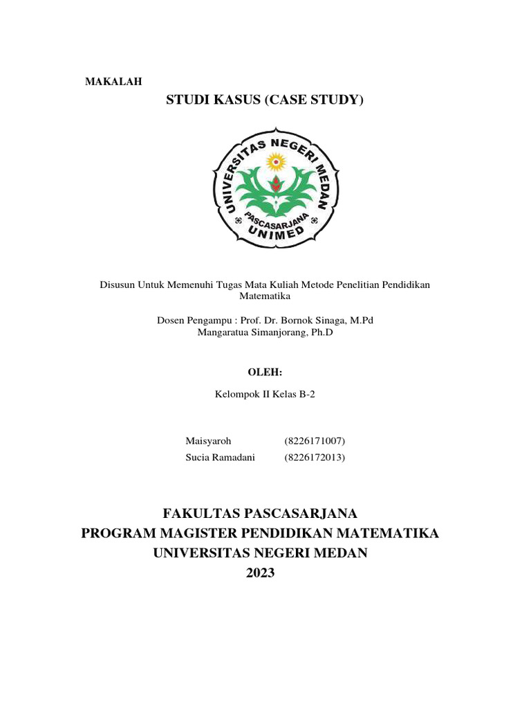 Makalah Studi Kasus | PDF