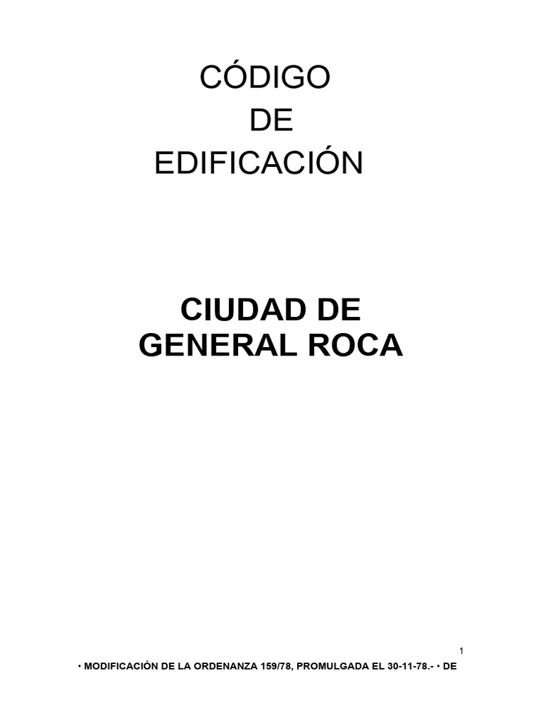 Pdfslide - Tips - Codigo Edificacion de General Roca | PDF | Fundación (Ingeniería) | Hormigón