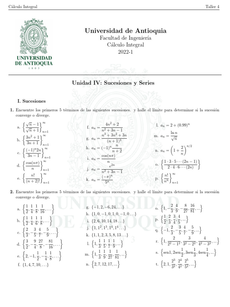 Talleres C Lculo Integral | PDF