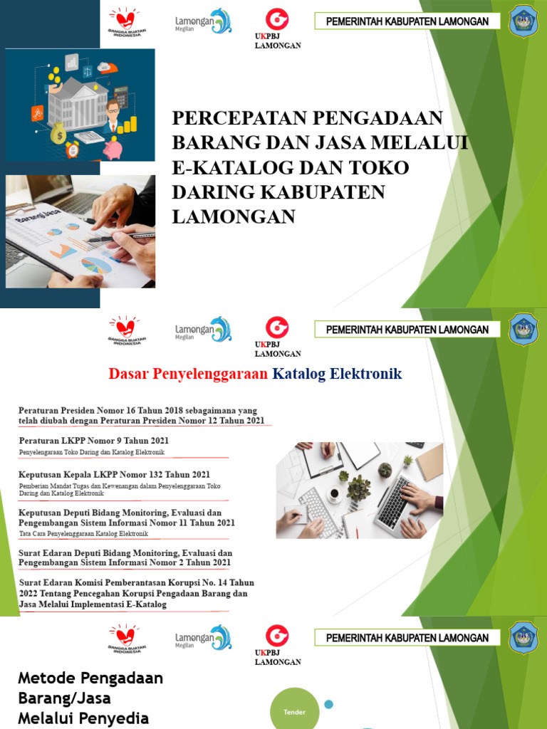 E-Katalog dan Toko Daring Lamongan | PDF