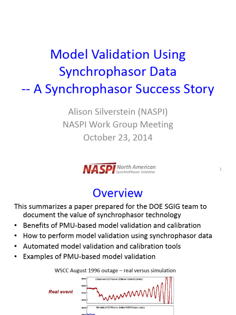Naspi Silverstein Model Validation Sucess Story 2014 | PDF | Simulation ...