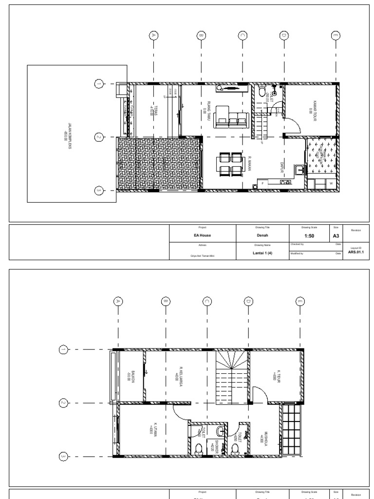 EA House Architectural Plans | PDF