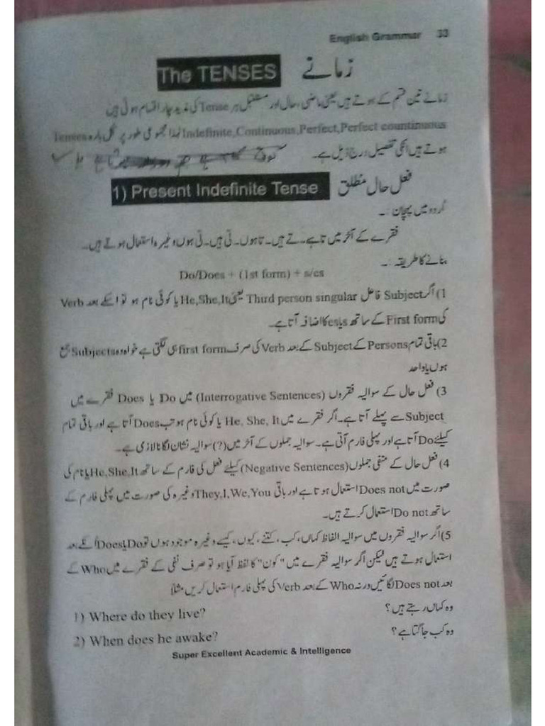 Tenses Present Past Future | PDF