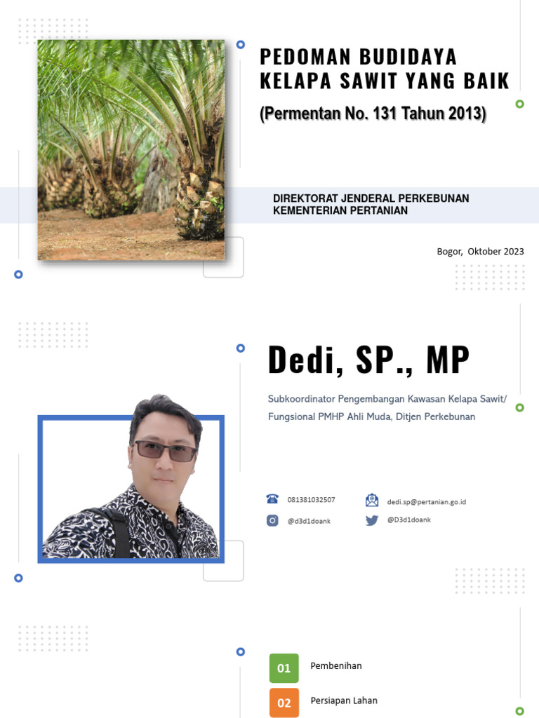 Manajemen Kebun - Ditjenbun | PDF