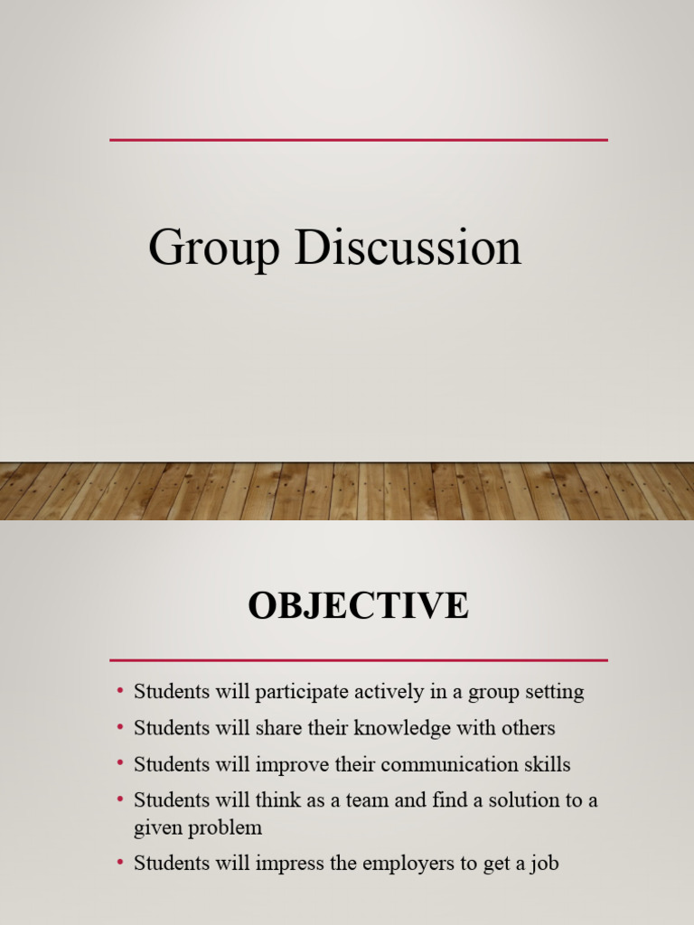 Group Discussion | PDF | Fluency | Leadership