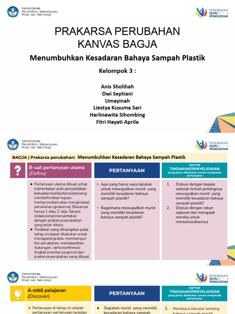 Kerangka Tahapan BAGJA 1.3 | PDF