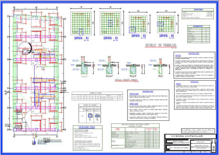 Plano de Estructuras - Vivienda Multifamiliar - 2023 - Chilca ...